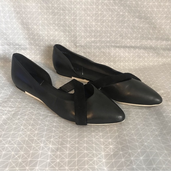 SAVA | Shoes | Sava Lennox Dorsay Pointed Toe Flats In Black 39 | Poshmark